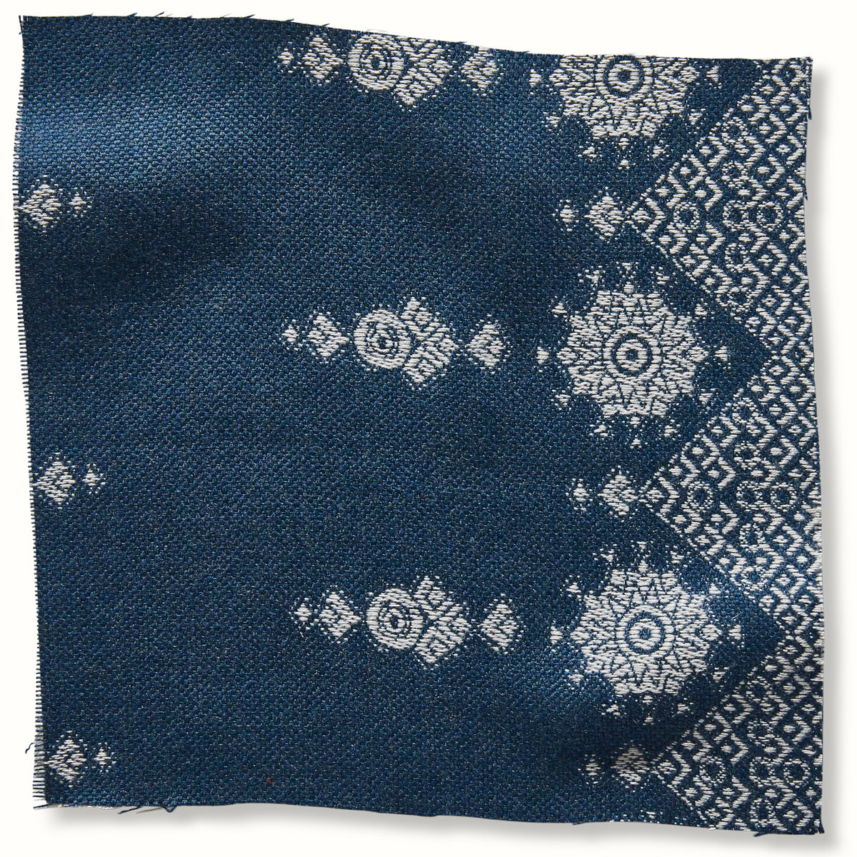 Carmania - White on Indigo – Peter Dunham Textiles