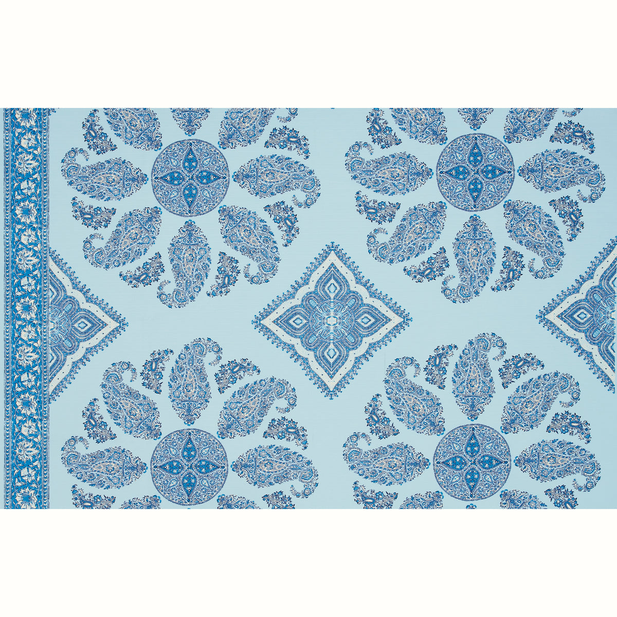 Samarkand - Indigo on Sky – Peter Dunham Textiles