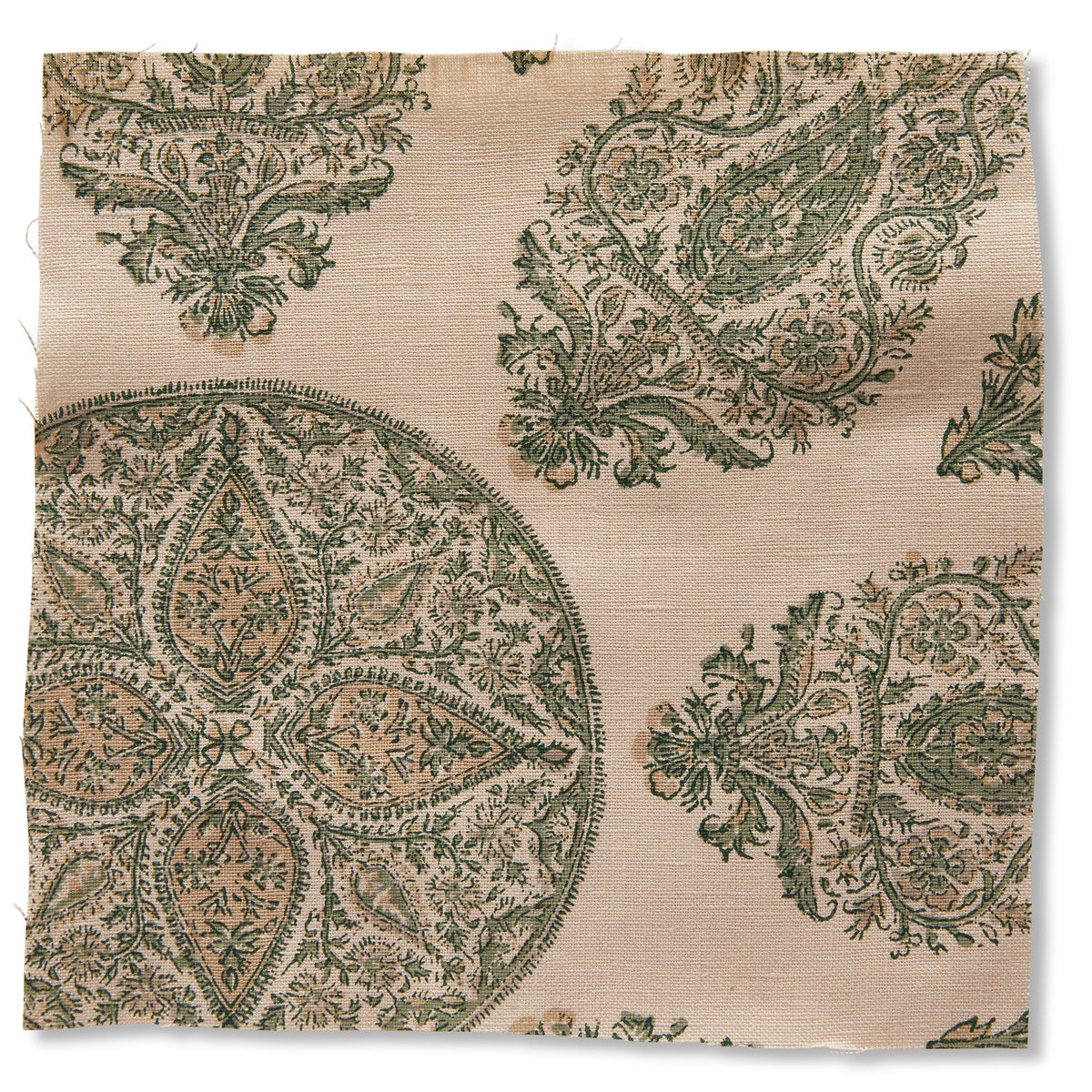 Samarkand - Green/Natural – Peter Dunham Textiles