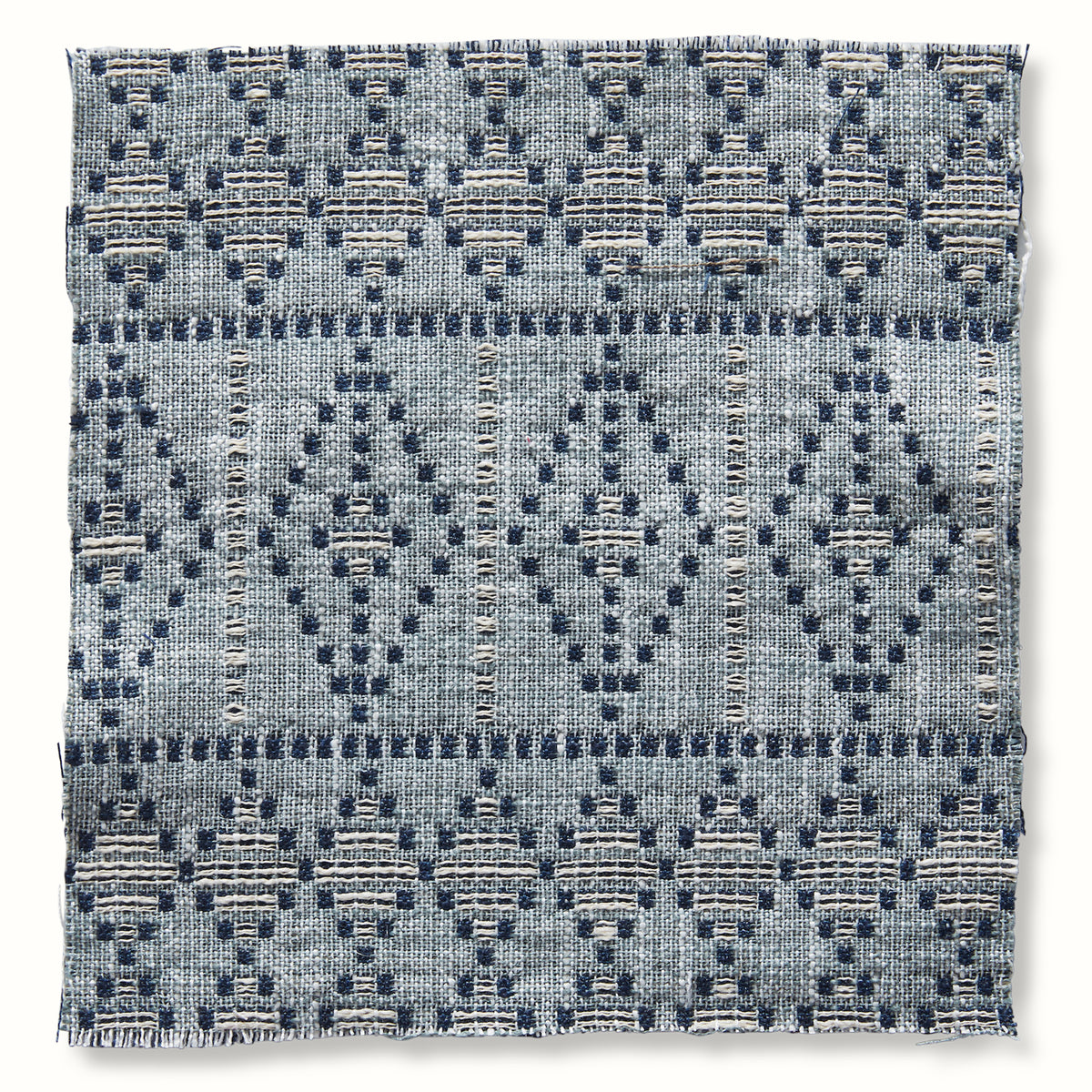 Souk - Indigo/White on Ocean – Peter Dunham Textiles