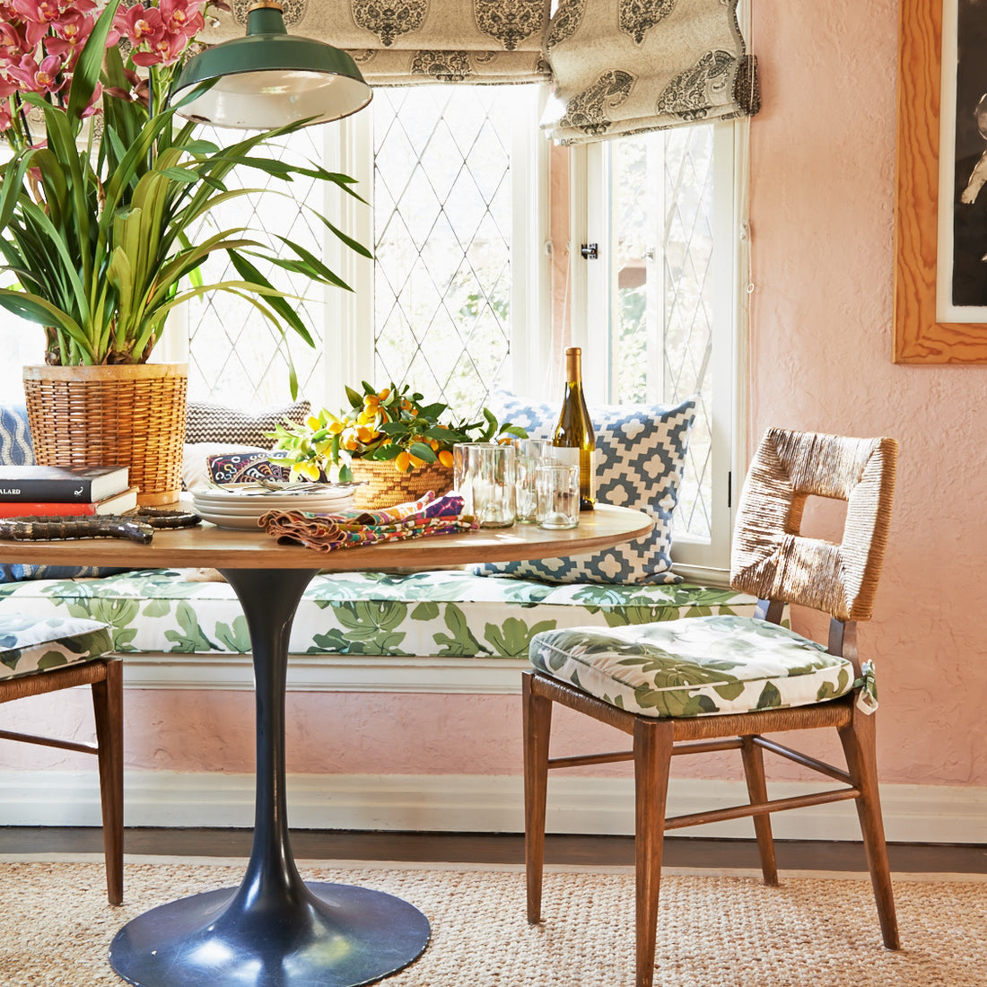 Oona - Blue/Pink – Peter Dunham Textiles